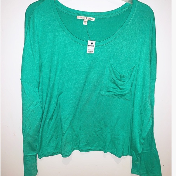 Express | Tops | New Express Mint Green Long Sleeve Top | Poshmark